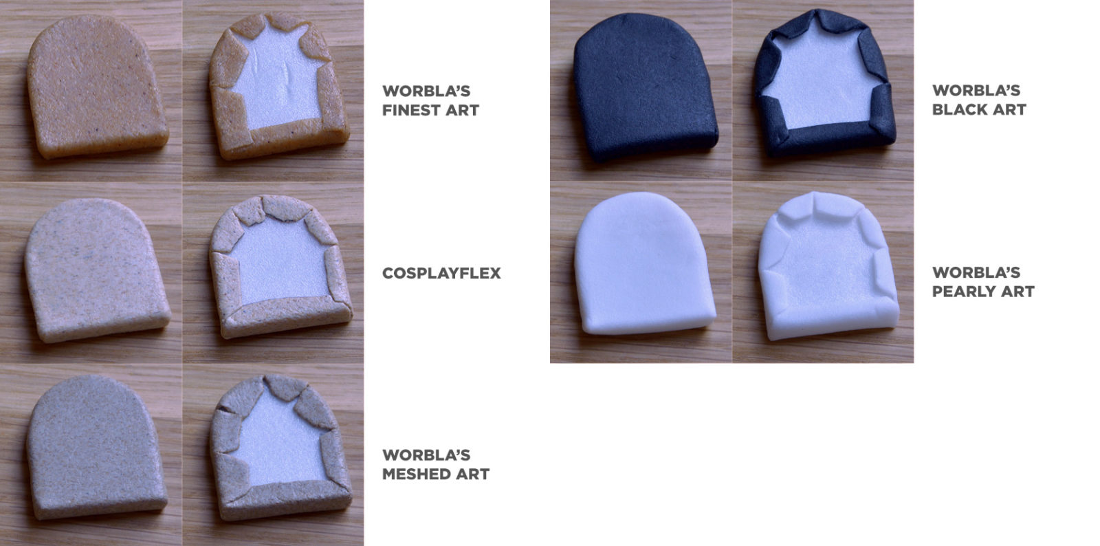 Thermoplastics : Worbla’s Finest Art, Black, Pearly, Meshed, Transpa ...