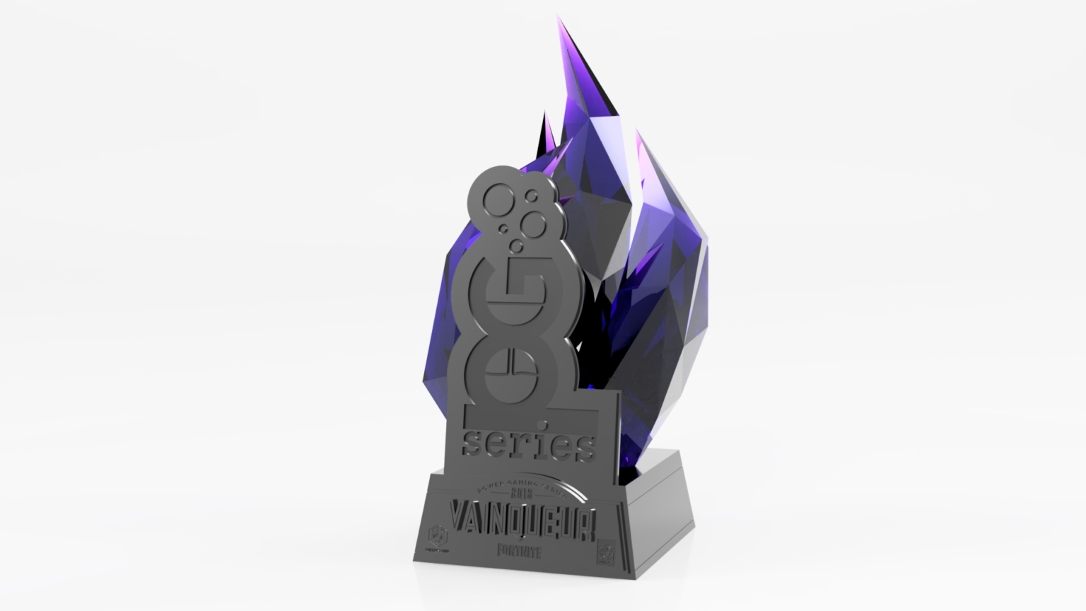 Process : Power Gaming Series 2018 Trophies – Black Owl Studio