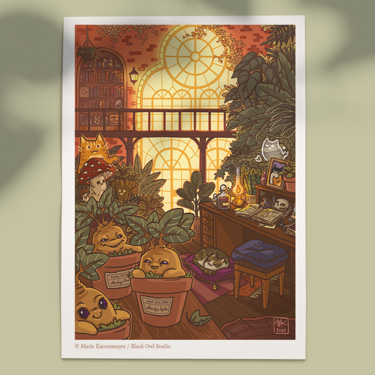 Poster Greenhouse – Black Owl Studio